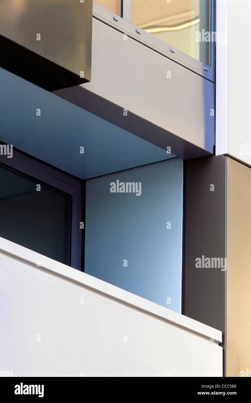 UNITY DETAIL, DAY, COURTYARD ELEVATION Stock Photo - Alamy