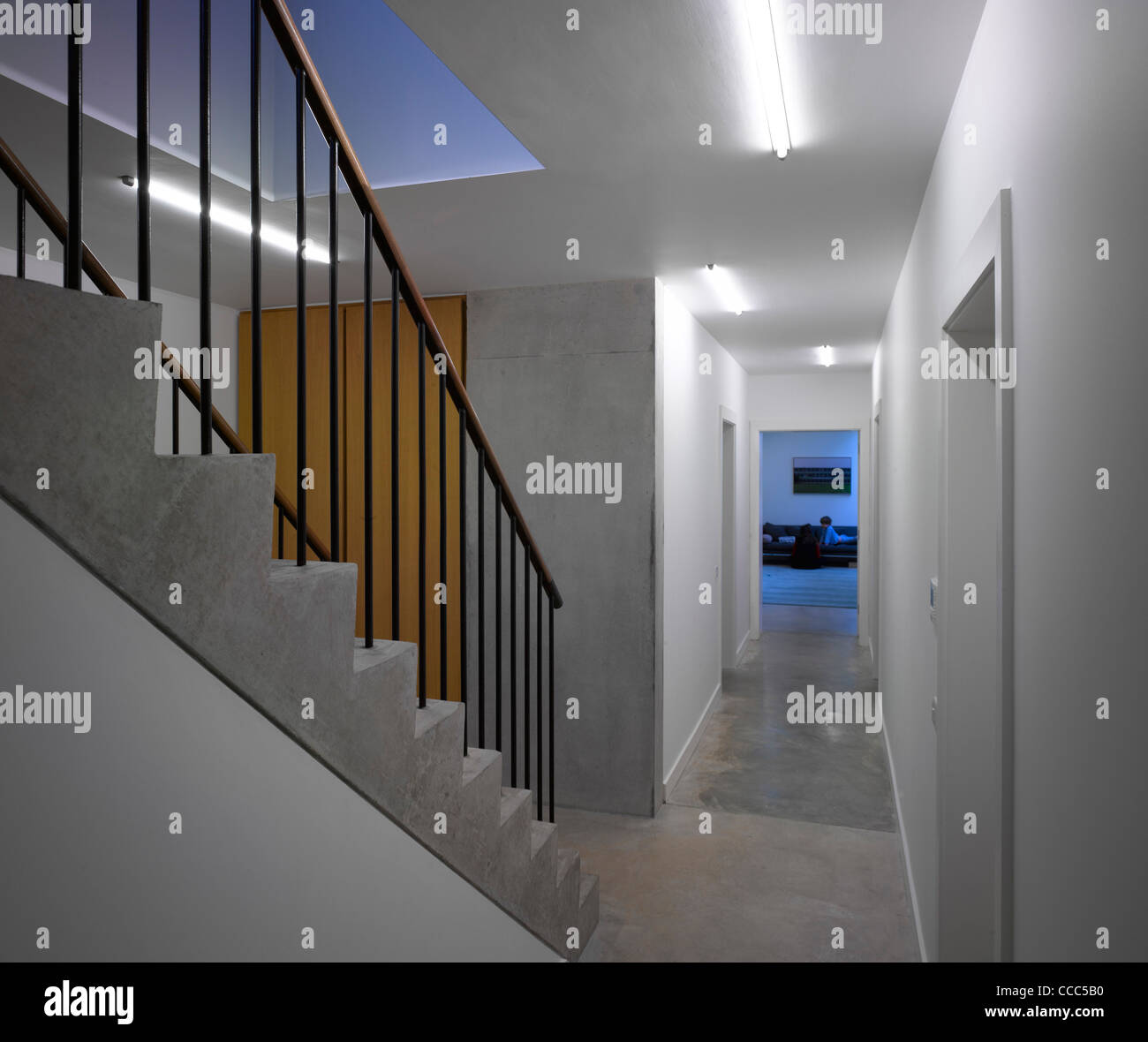 THE LEAF HOUSE-BASEMENT CORRIDOR Stock Photo - Alamy