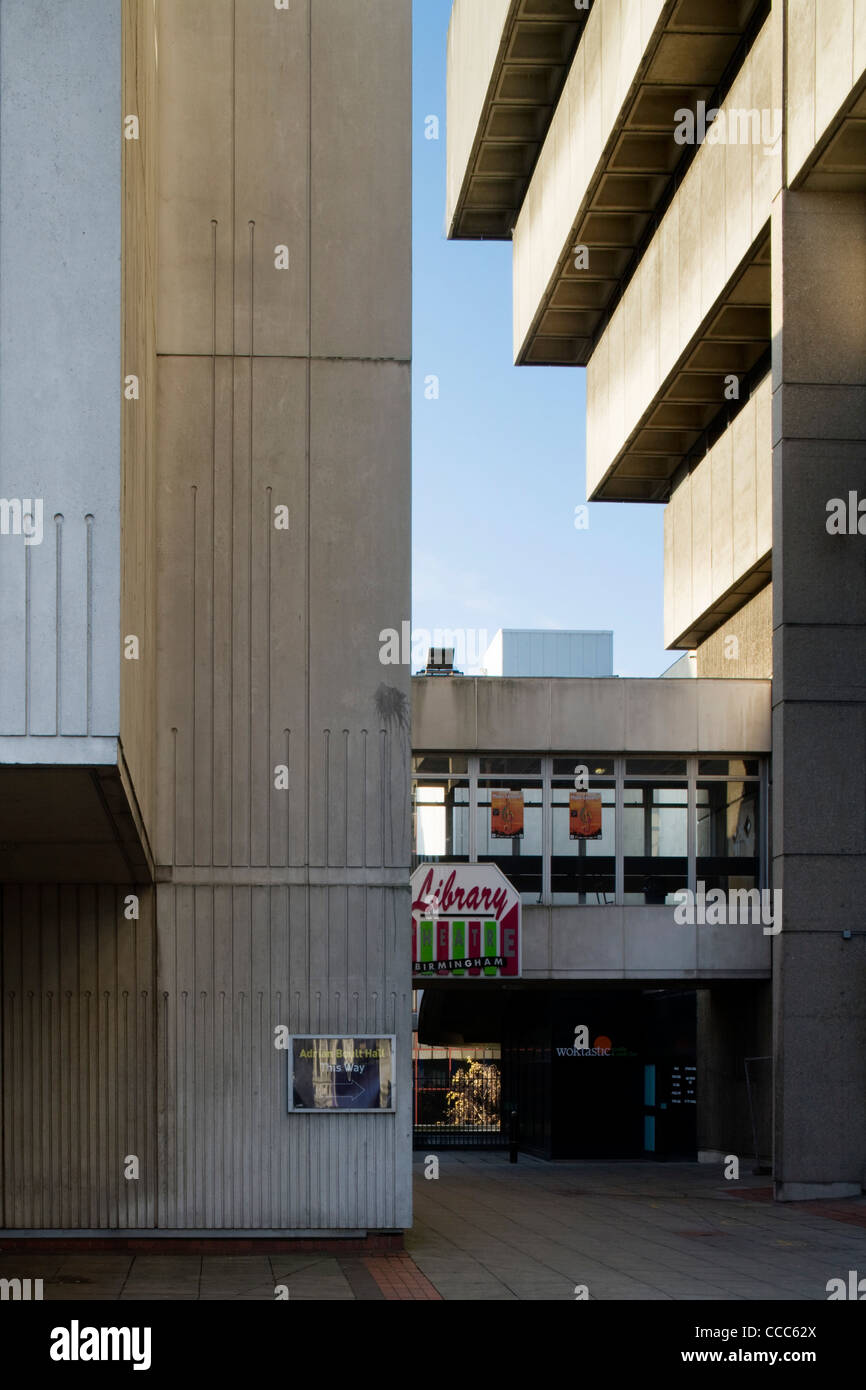 birmingham central library john madin exterior perspective view of ...