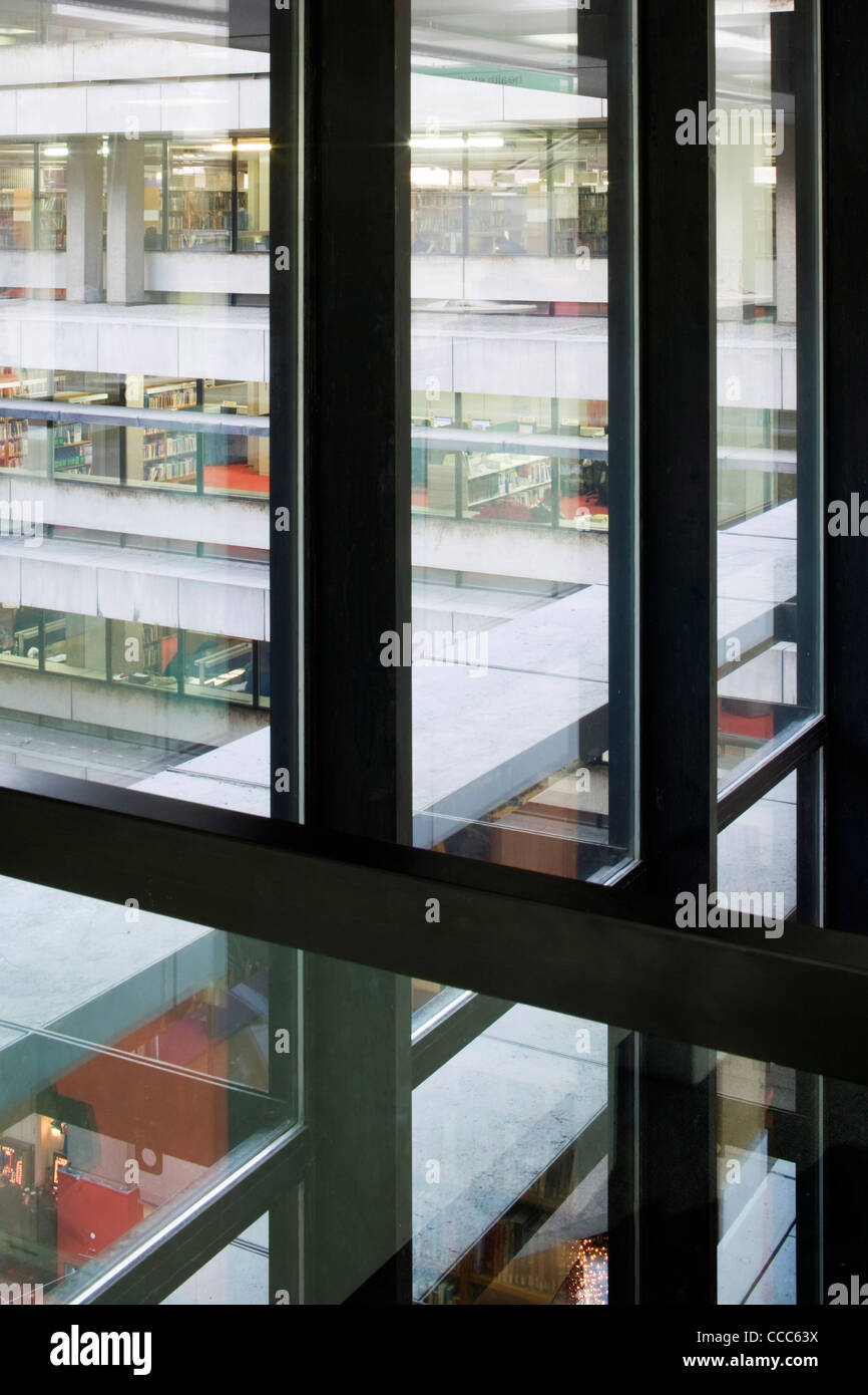 birmingham central library john madin interior window frames and atrium ...