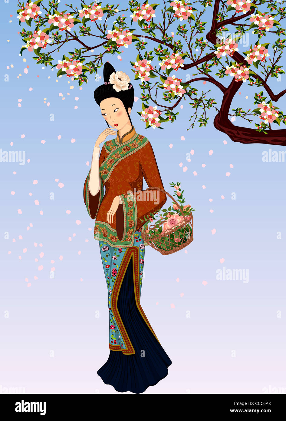 Traditional Chinese Women Art