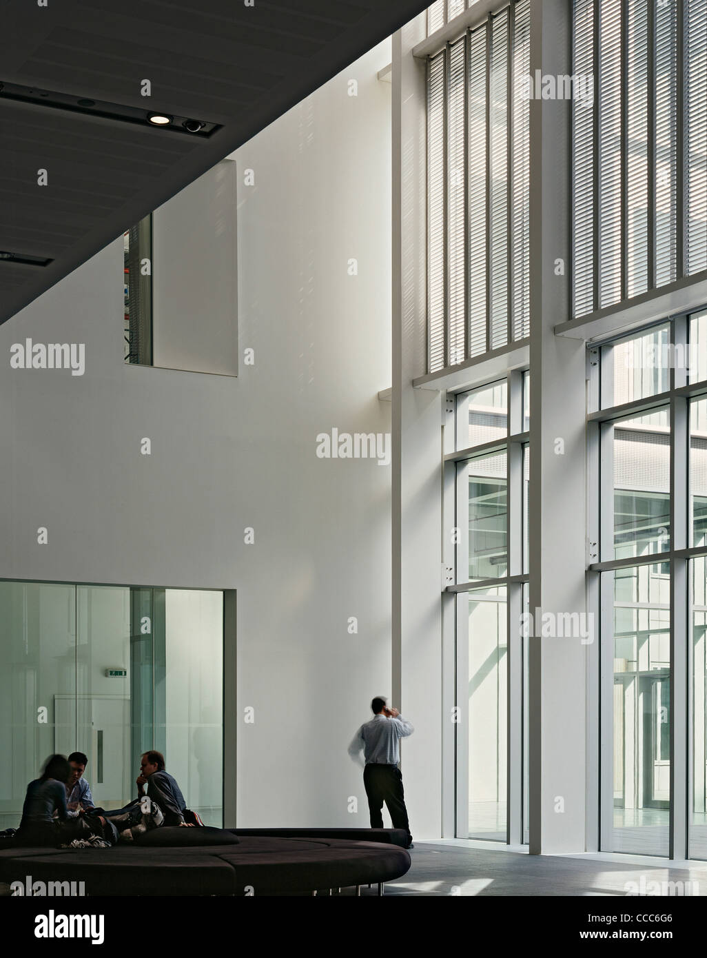 BBC MEDIA VILLAGE BROADCAST CENTRE LOBBY Stock Photo - Alamy