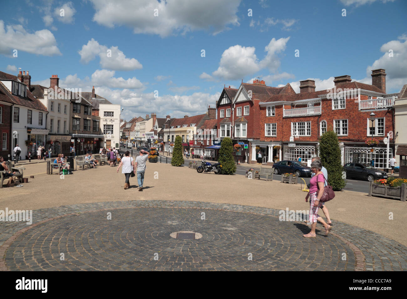 General view north of Battle town centre, (site of the Battle of ...