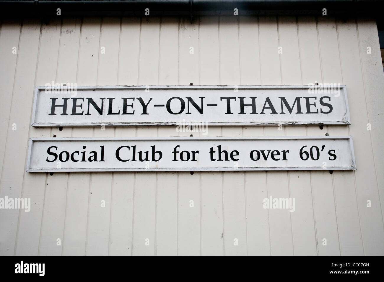 Social club for the over 60's, Henley-on-Thames, England. Photo:Jeff ...