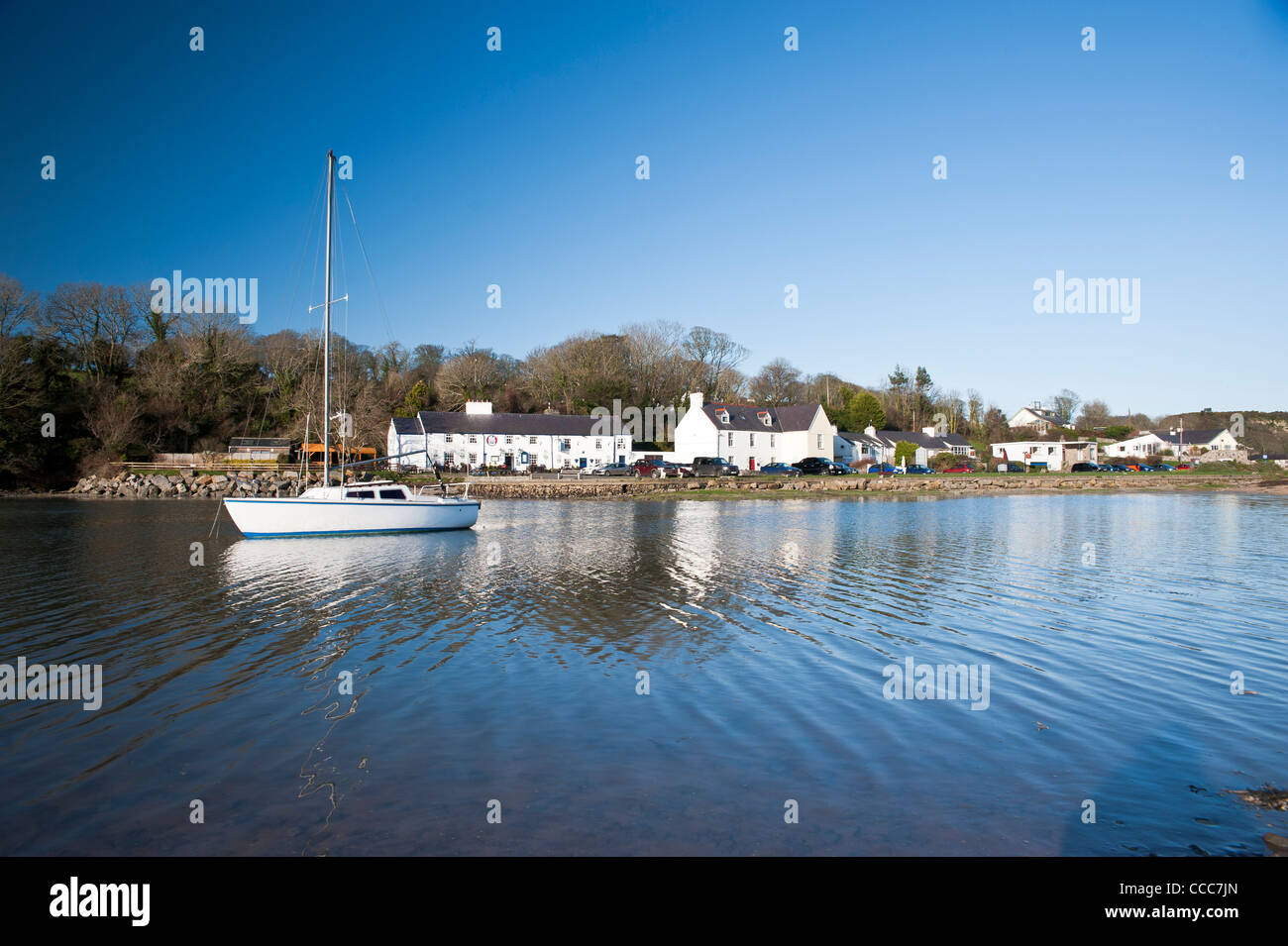 Red Warf BAy Anglesey North Wales Uk Stock Photo - Alamy