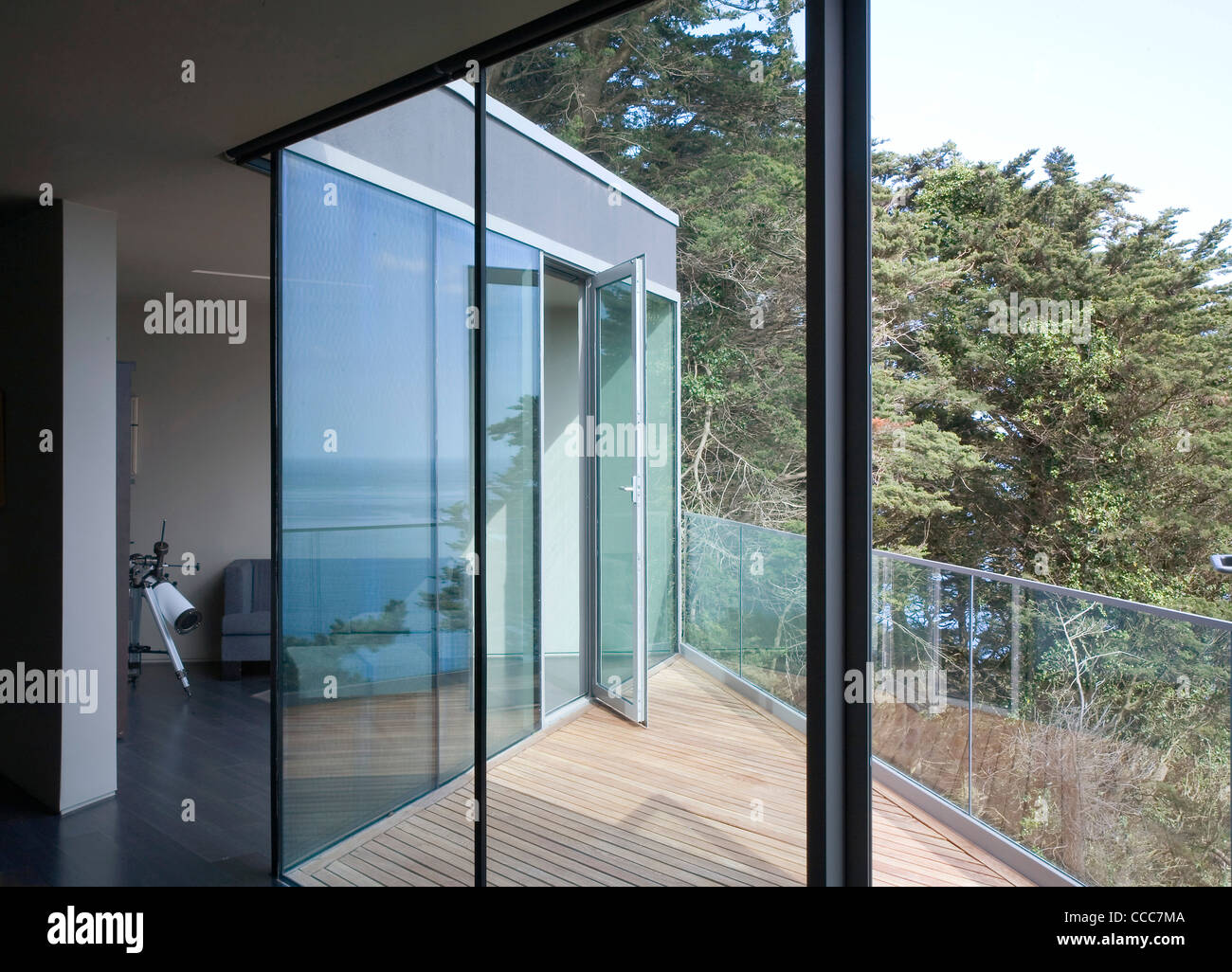 HOUSE VIEW OUT Stock Photo - Alamy