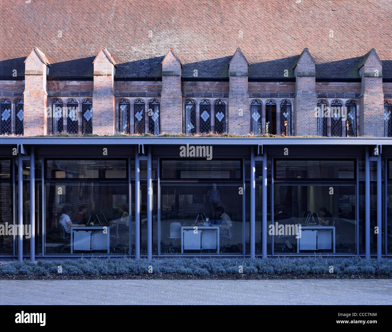 THE DUKE BUILDING - GIRTON COLLEGE LIBRARY EVENING Stock Photo - Alamy