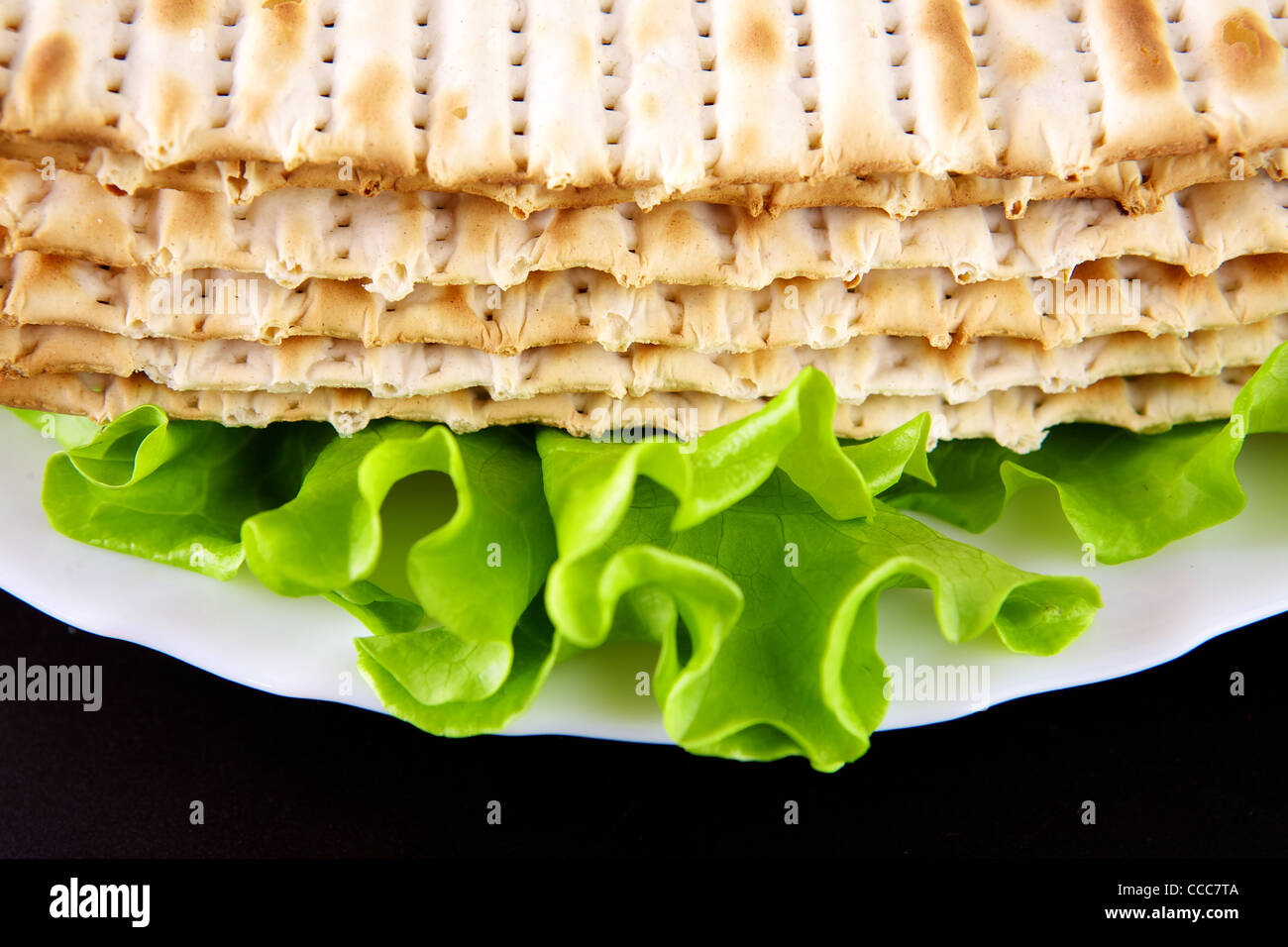 Jewish religious feast Passover traditional food Matza Stock Photo - Alamy