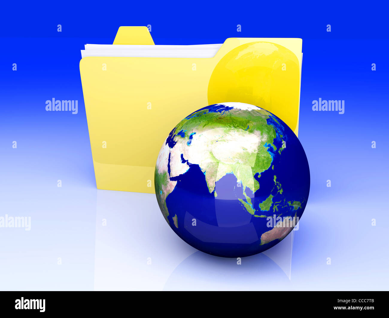 Global network folder - shared directory Stock Photo - Alamy