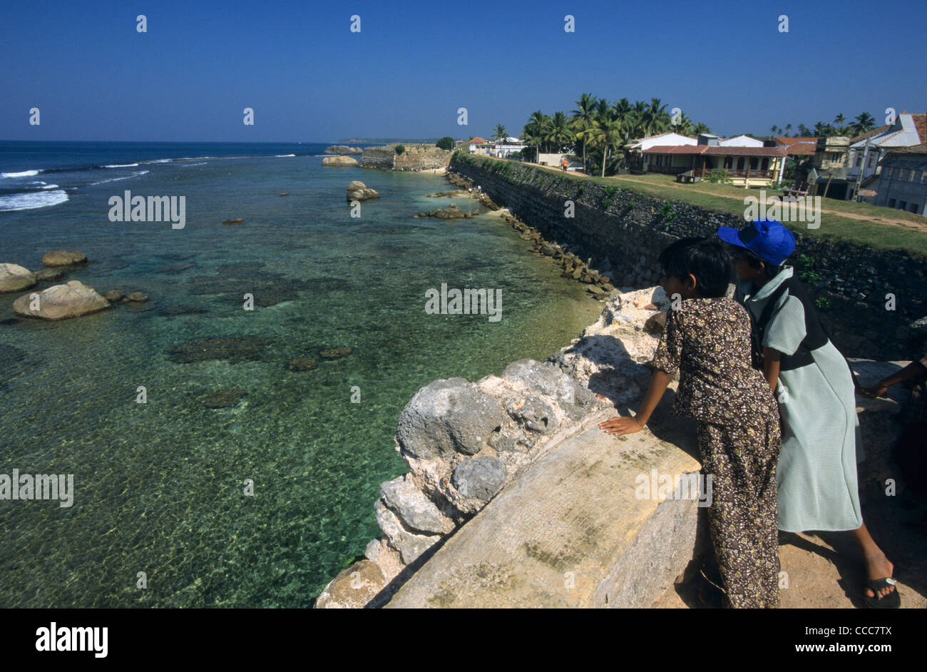 Fortification wall of old Fort, Galle , Sri Lanka Stock Photo - Alamy