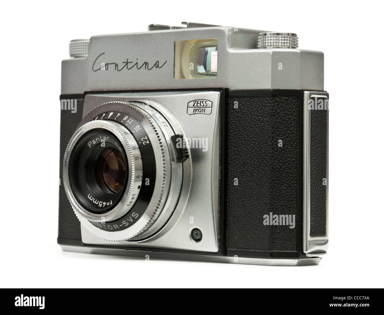 1960's Zeiss Ikon Contina III 35mm rangefinder camera with Pantar 45mm ...