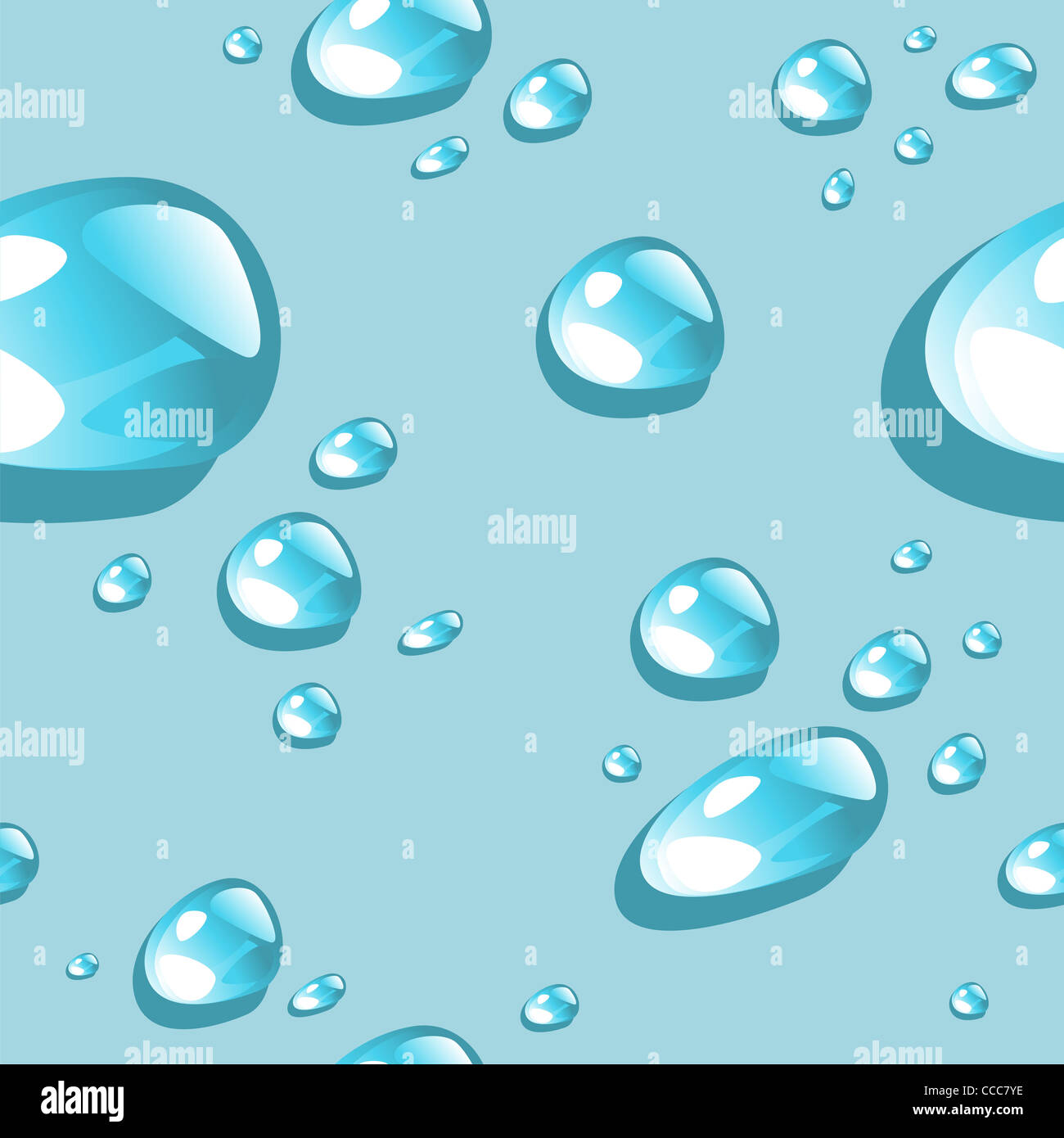 Clear water drops pattern background. Vector file available Stock Photo ...