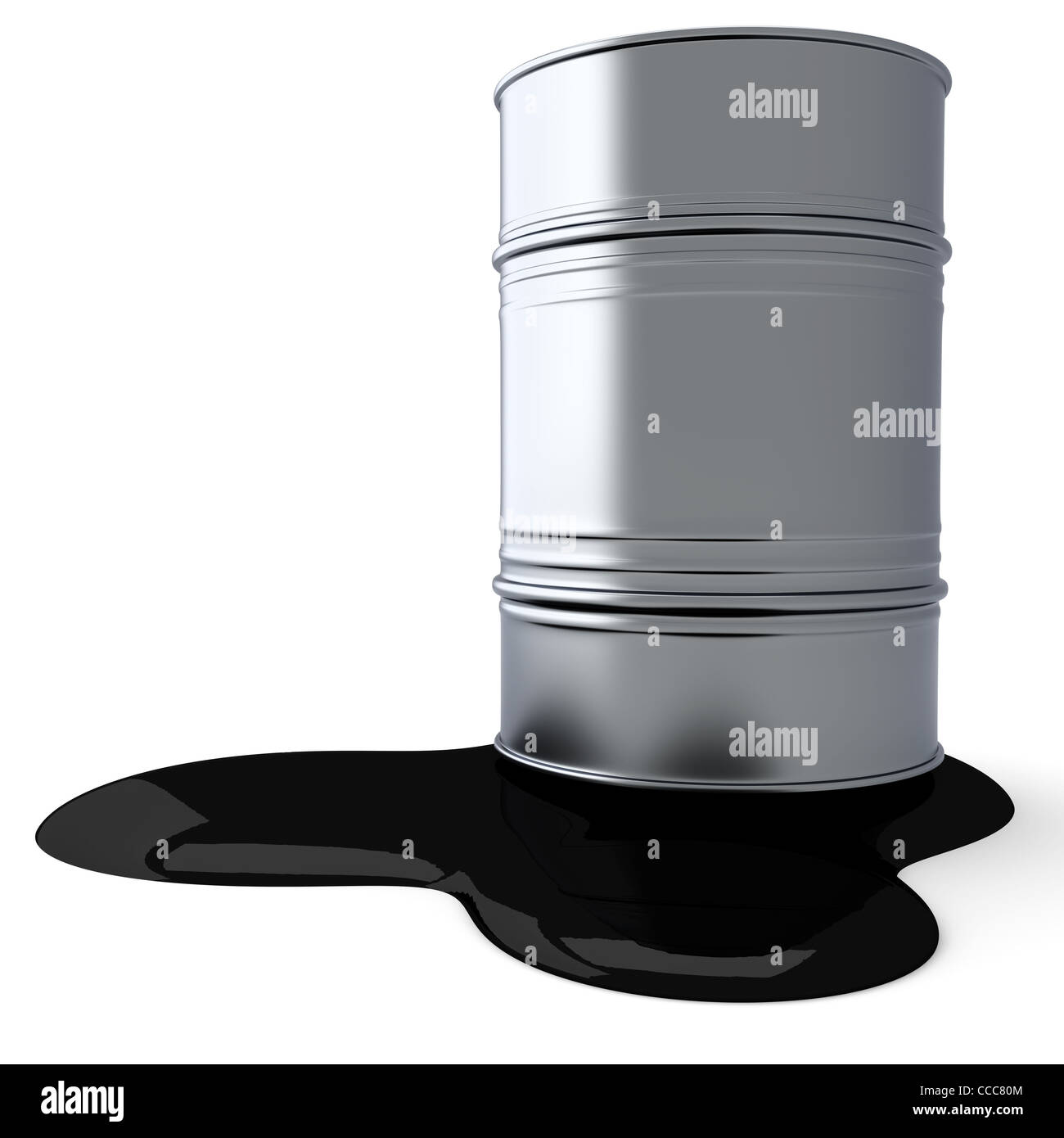 A leaking oil barrel Stock Photo - Alamy