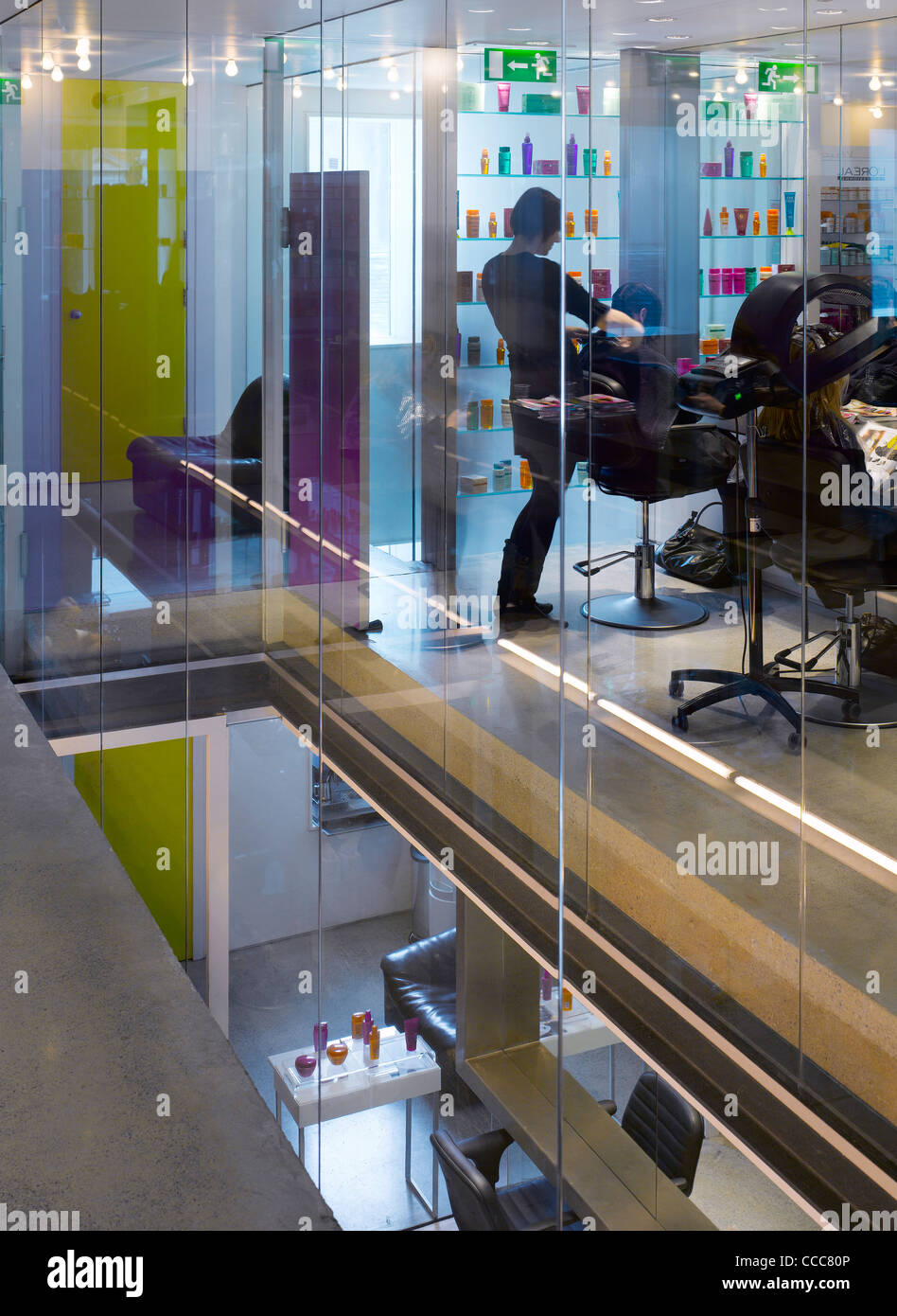 HAIR SALON INTERIOR Stock Photo - Alamy