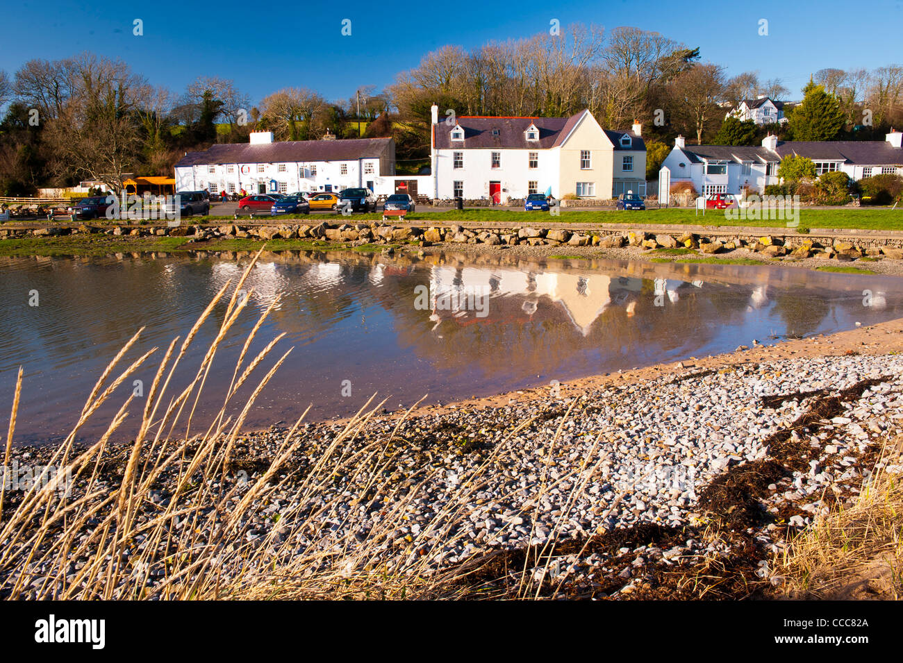 Red Warf Bay Anglesey North Wales Uk Stock Photo - Alamy