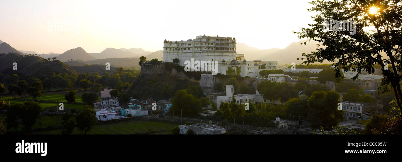 Nestled In The Aravali Hills, The 18Th Century Devi Garh Palace In The ...