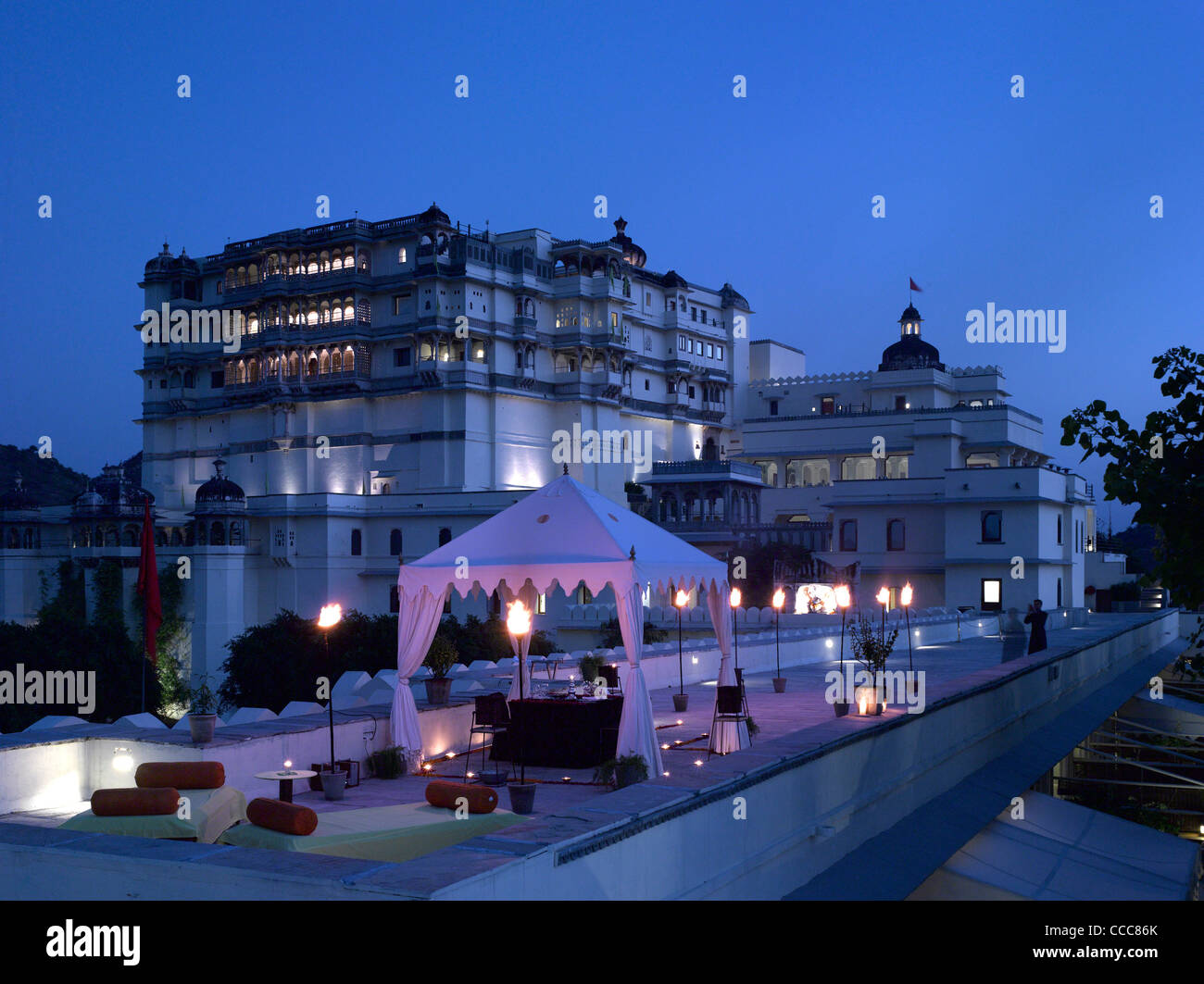 Nestled In The Aravali Hills, The 18Th Century Devi Garh Palace In The ...