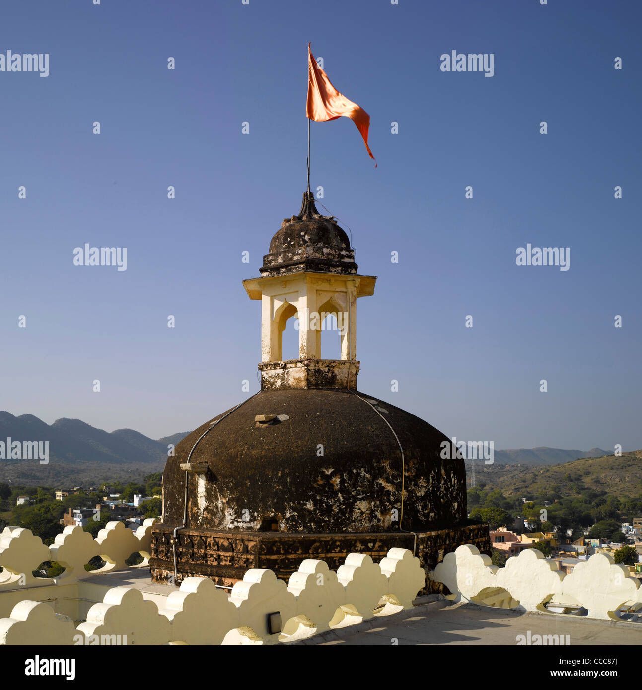 Nestled In The Aravali Hills, The 18Th Century Devi Garh Palace In The ...
