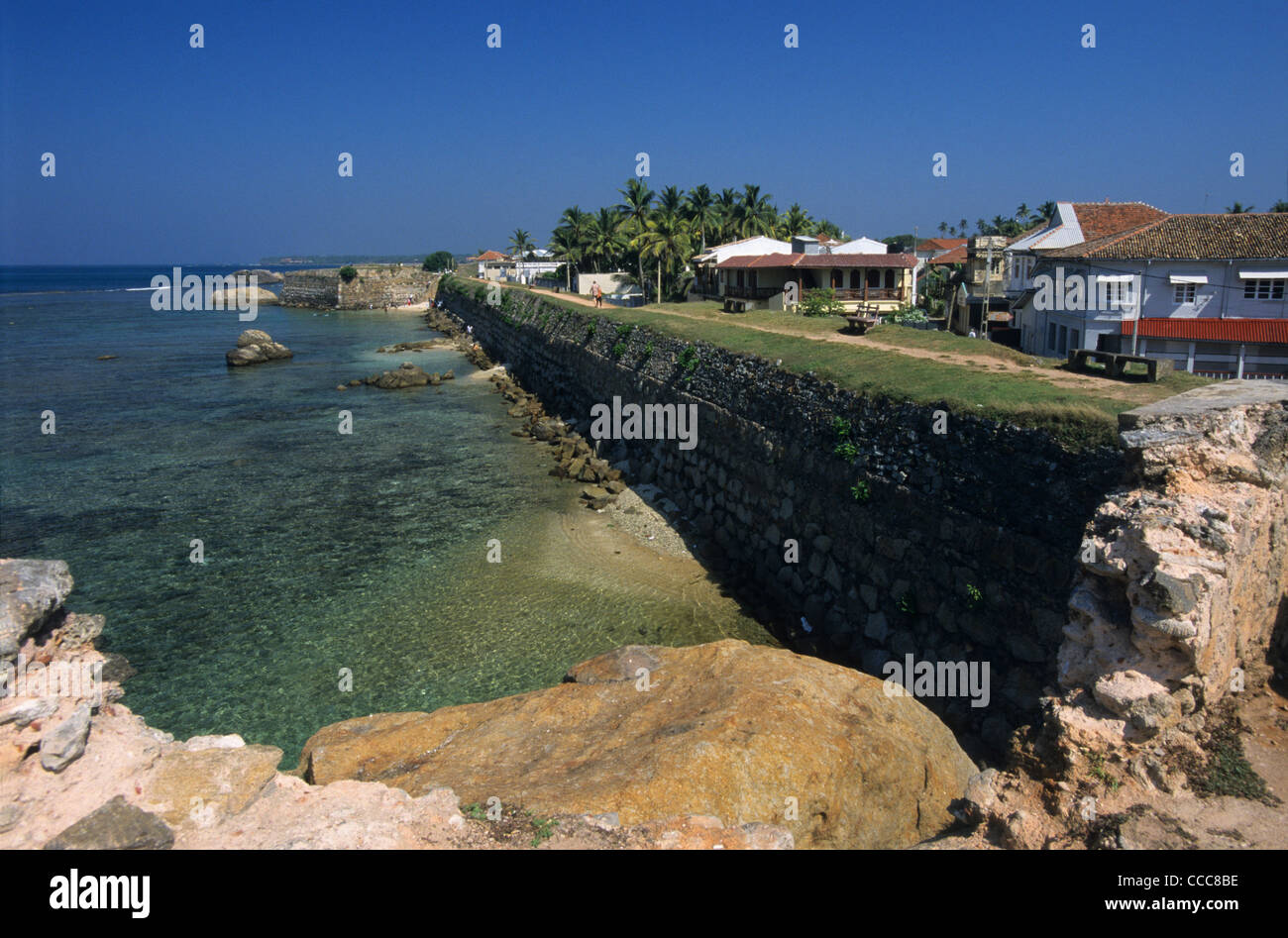 Fortification wall of old Fort, Galle , Sri Lanka Stock Photo - Alamy