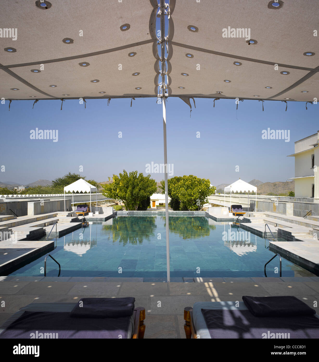 Nestled In The Aravali Hills, The 18Th Century Devi Garh Palace In The ...