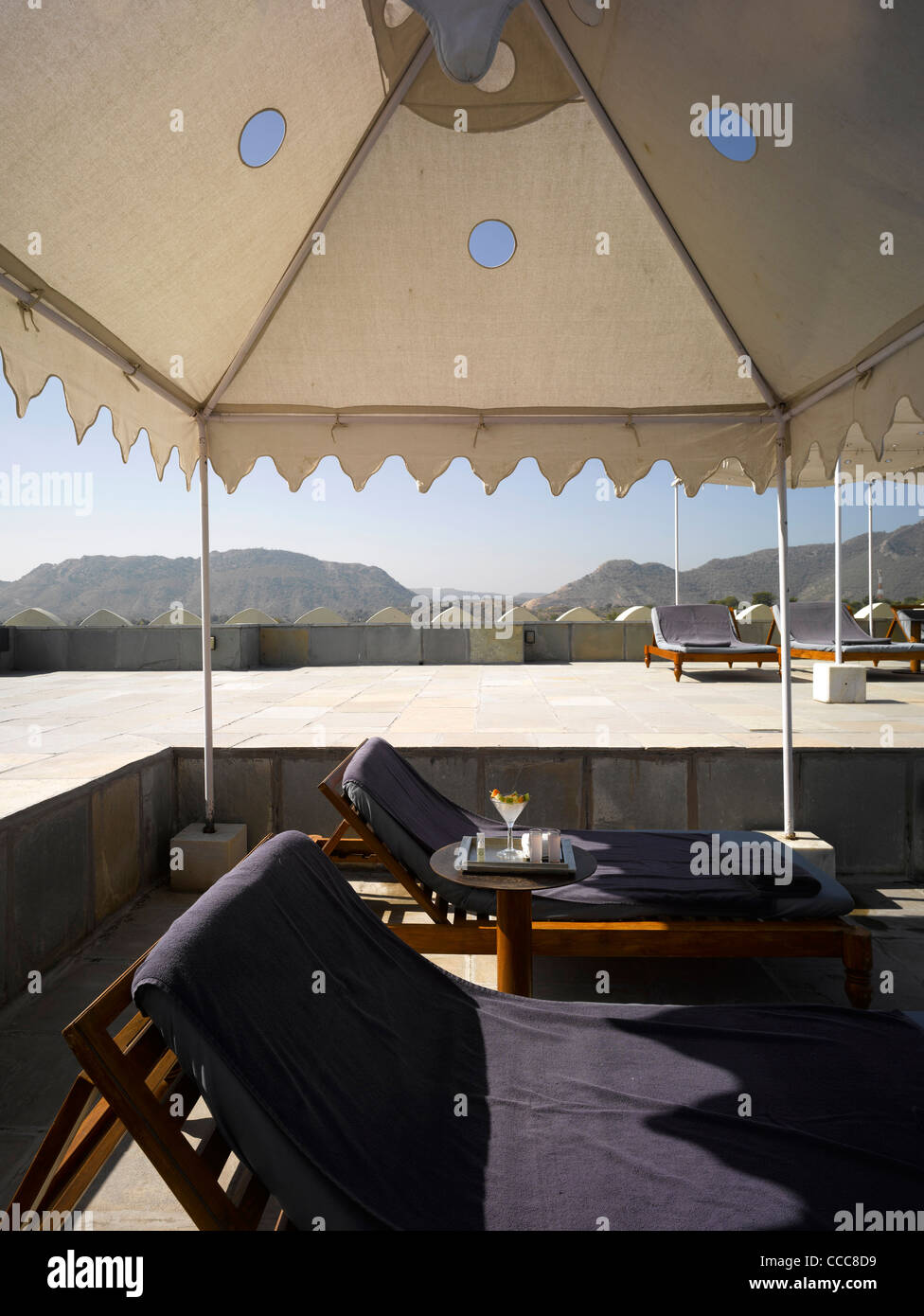 Nestled In The Aravali Hills, The 18Th Century Devi Garh Palace In The ...