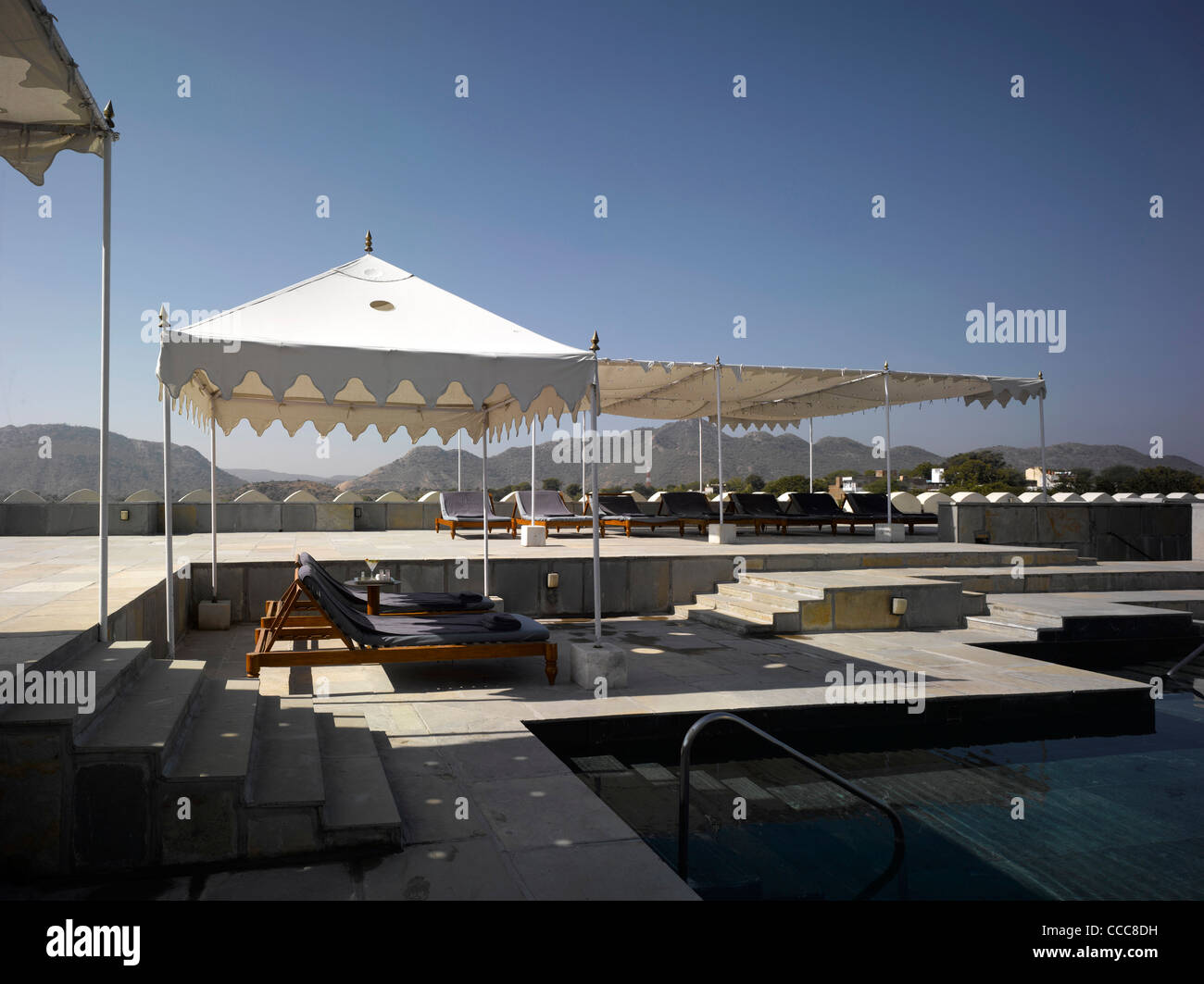 Nestled In The Aravali Hills, The 18Th Century Devi Garh Palace In The ...