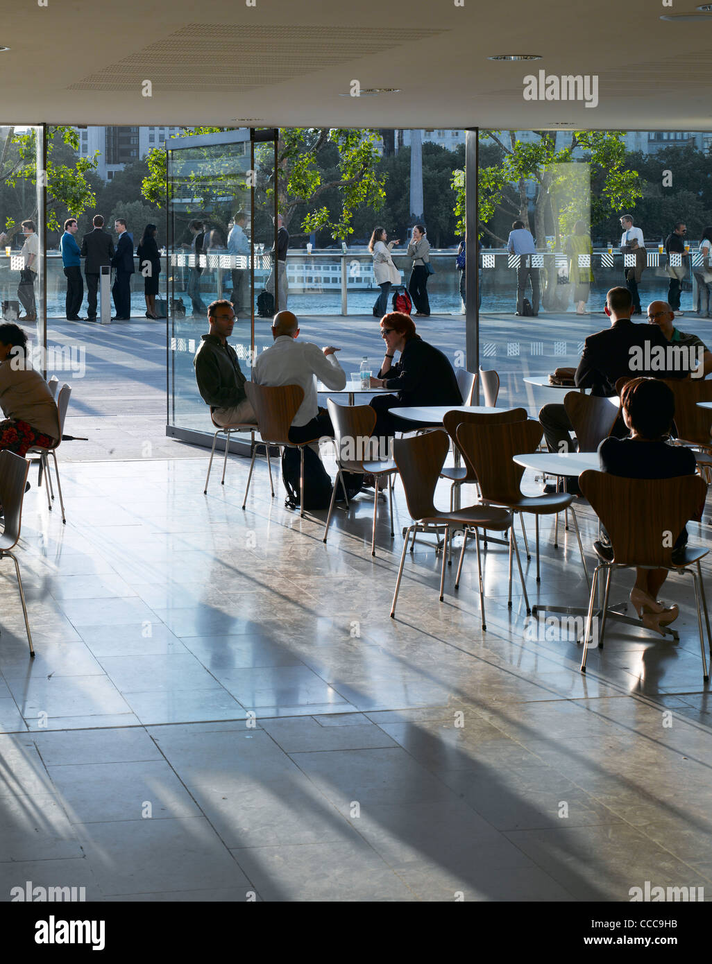 ROYAL FESTIVAL HALL CAFE Stock Photo - Alamy