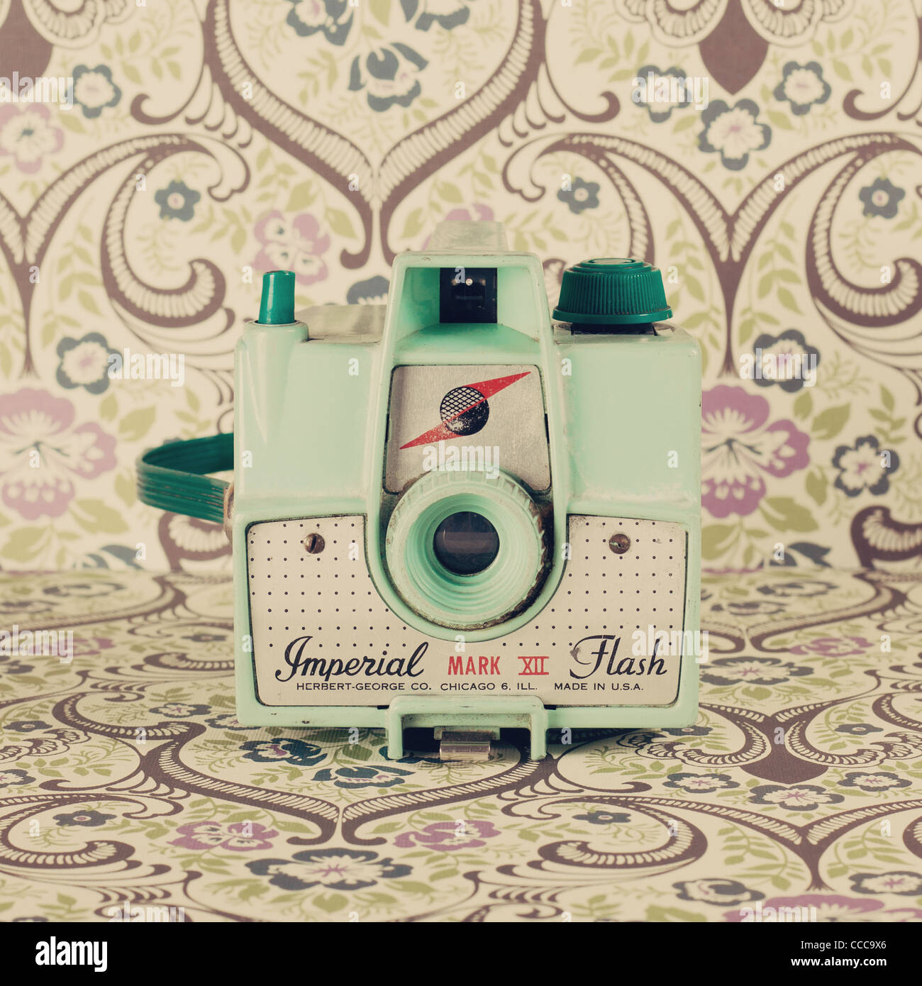 Vintage Mint Camera Stock Photo - Alamy