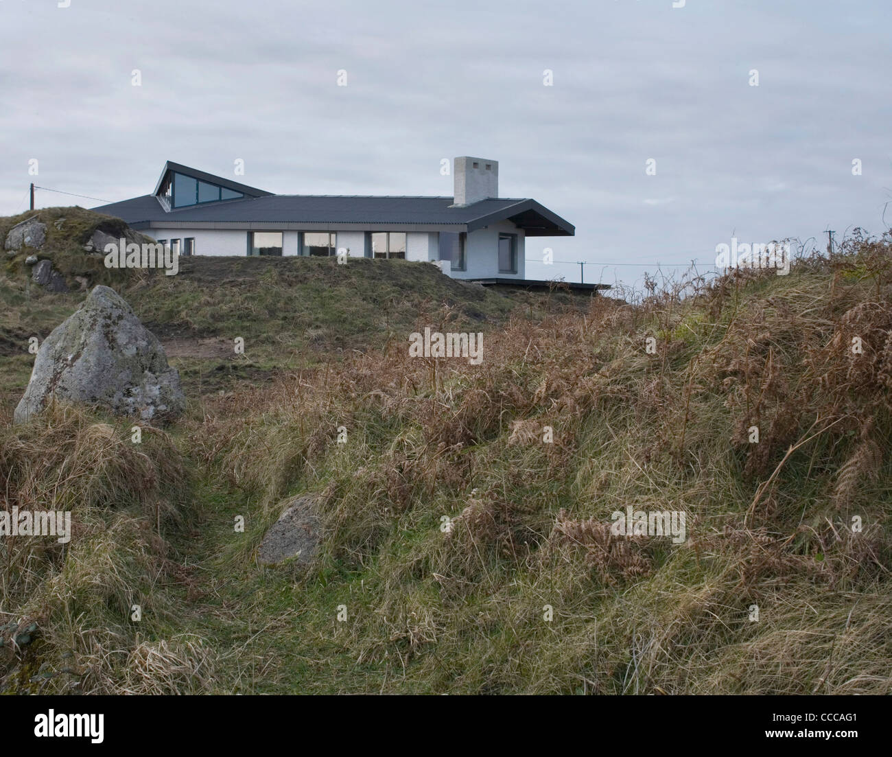 HOUSE DONEGAL HOUSE IN LANDSCAPE Stock Photo - Alamy