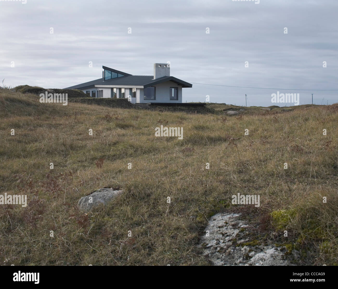HOUSE DONEGAL HOUSE IN LANDSCAPE Stock Photo - Alamy