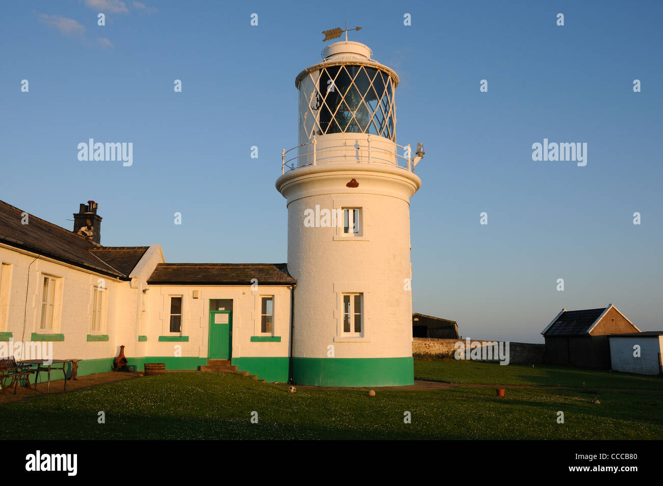 St Bees Head Lighthouse, Cumbria Stock Photo - Alamy