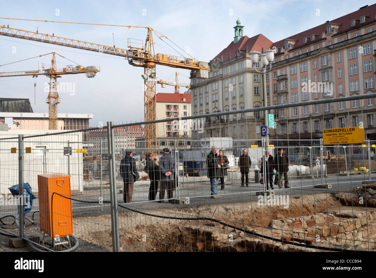 Reconstruction dresden hi-res stock photography and images - Alamy