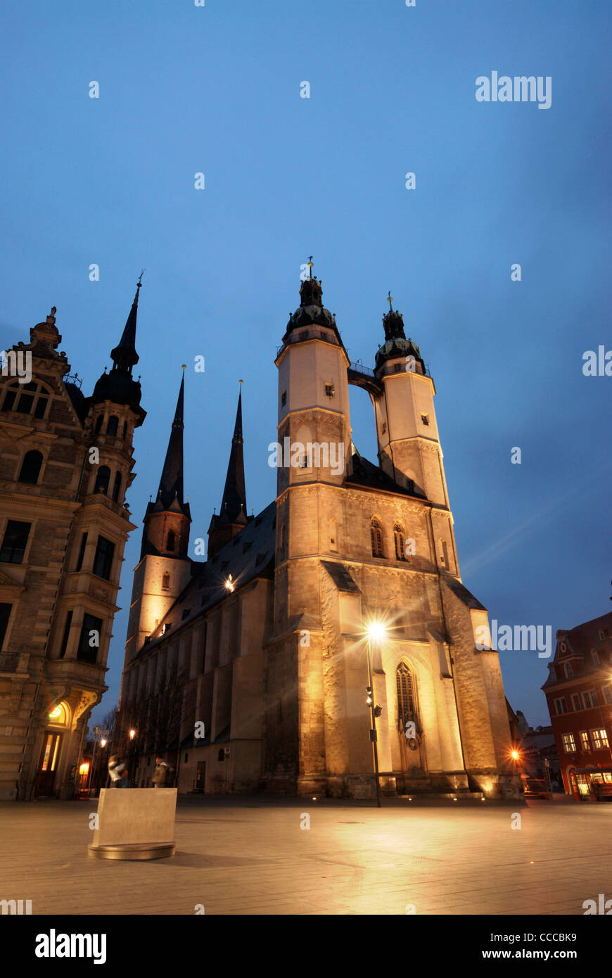 Marktkirche market church in halle germany hi-res stock photography and ...