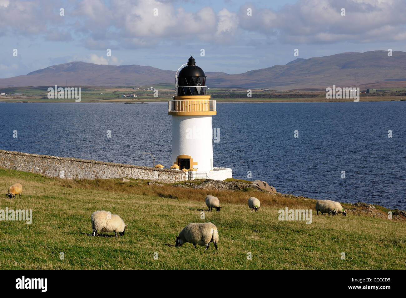 Loch Indaal Lighthouse, Islay Stock Photo - Alamy