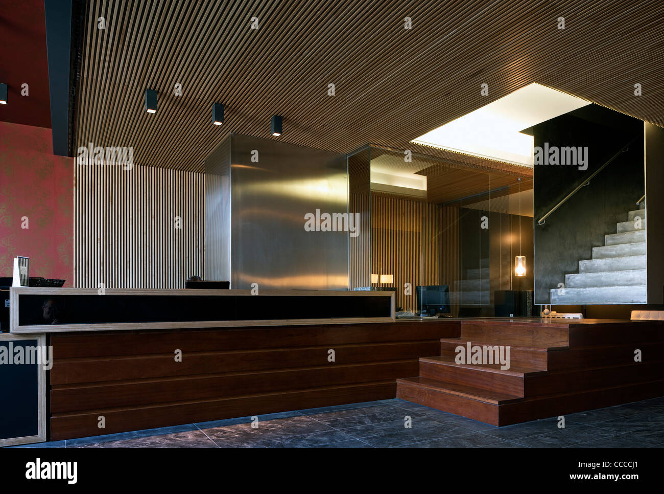 Interior reception area staircase hi-res stock photography and images ...