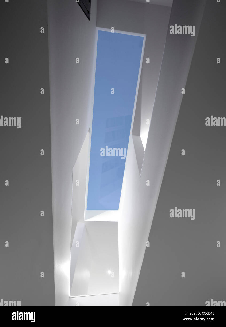 INTERIOR VIEW SHOWING LIGHT WELL Stock Photo - Alamy