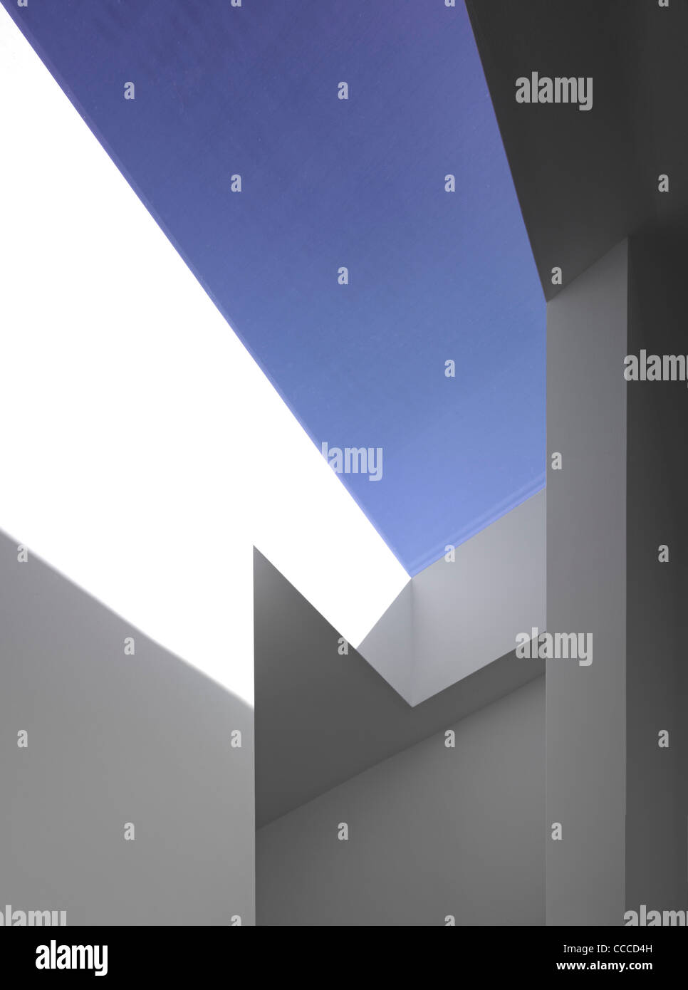 INTERIOR VIEW SHOWING LIGHT WELL Stock Photo - Alamy