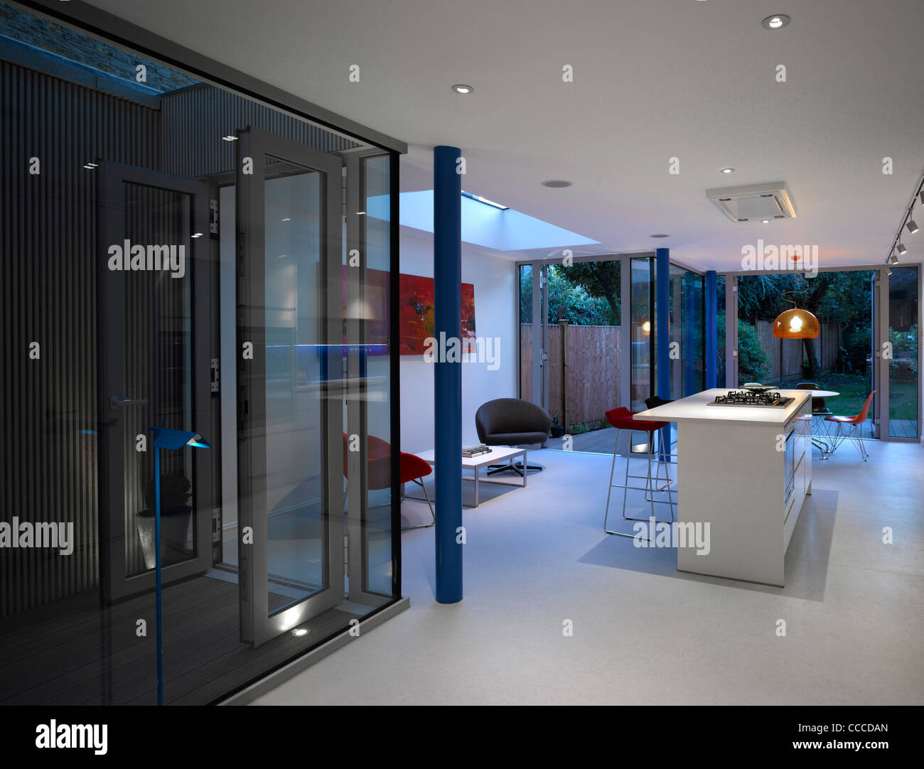 private residence interior view Stock Photo - Alamy