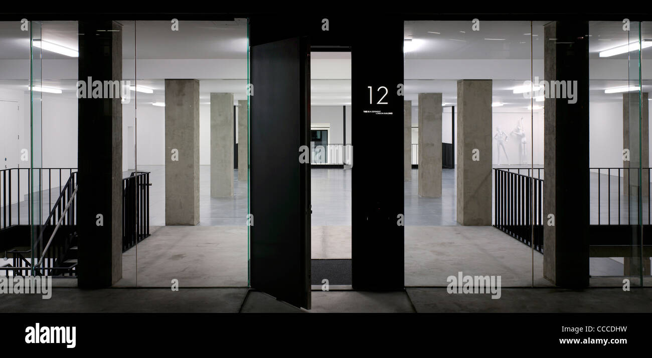 A Project To Refurbish Two Existing Office Buildings, Conjoined Stock ...