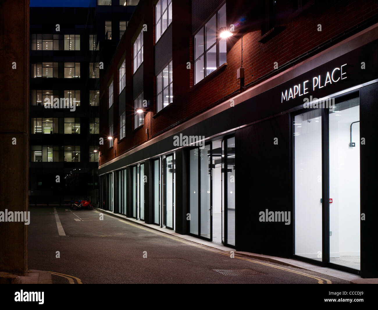 A Project To Refurbish Two Existing Office Buildings, Conjoined Stock ...