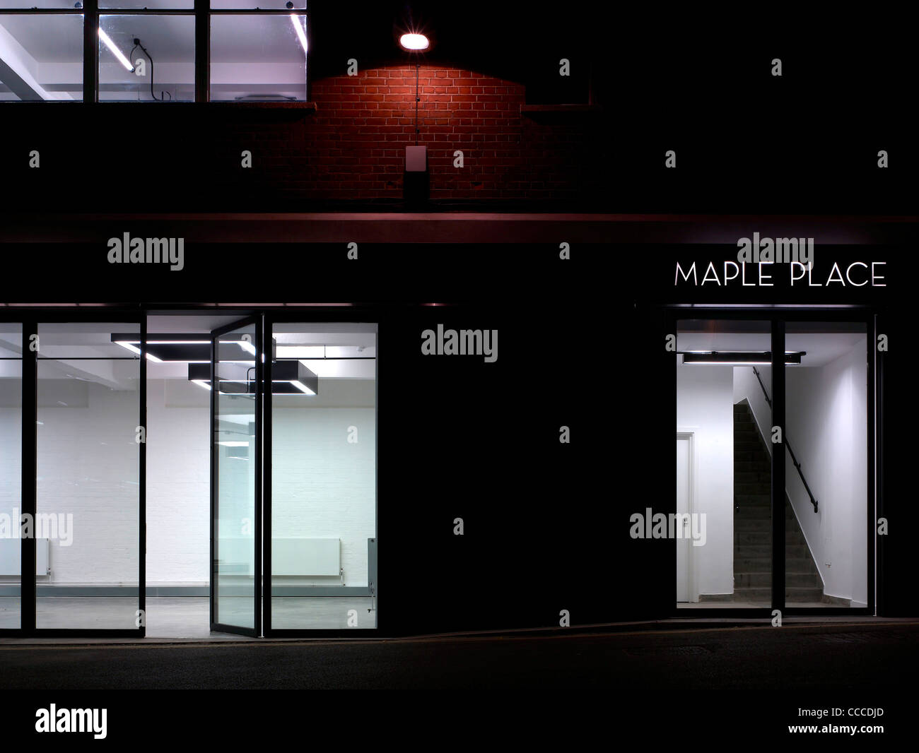 A Project To Refurbish Two Existing Office Buildings, Conjoined Stock ...