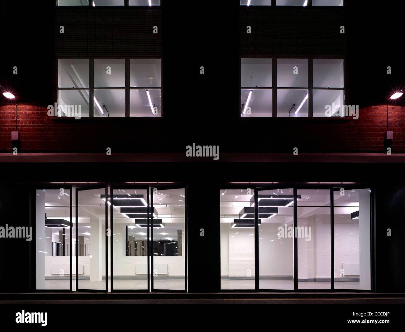 A Project To Refurbish Two Existing Office Buildings, Conjoined Stock ...