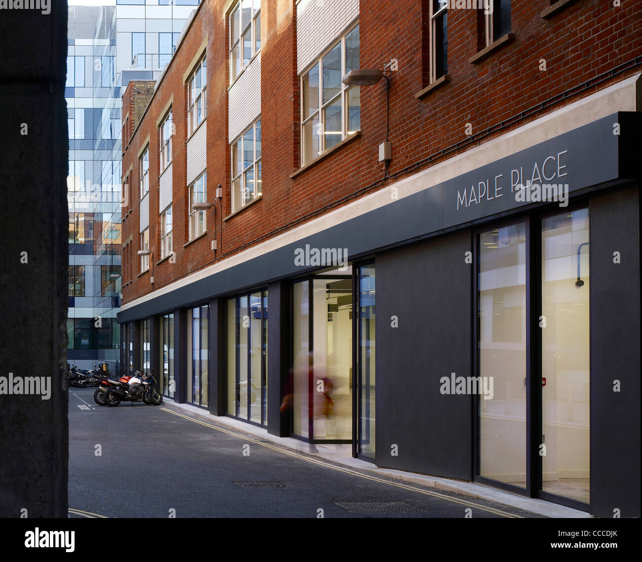 A Project To Refurbish Two Existing Office Buildings, Conjoined Stock ...