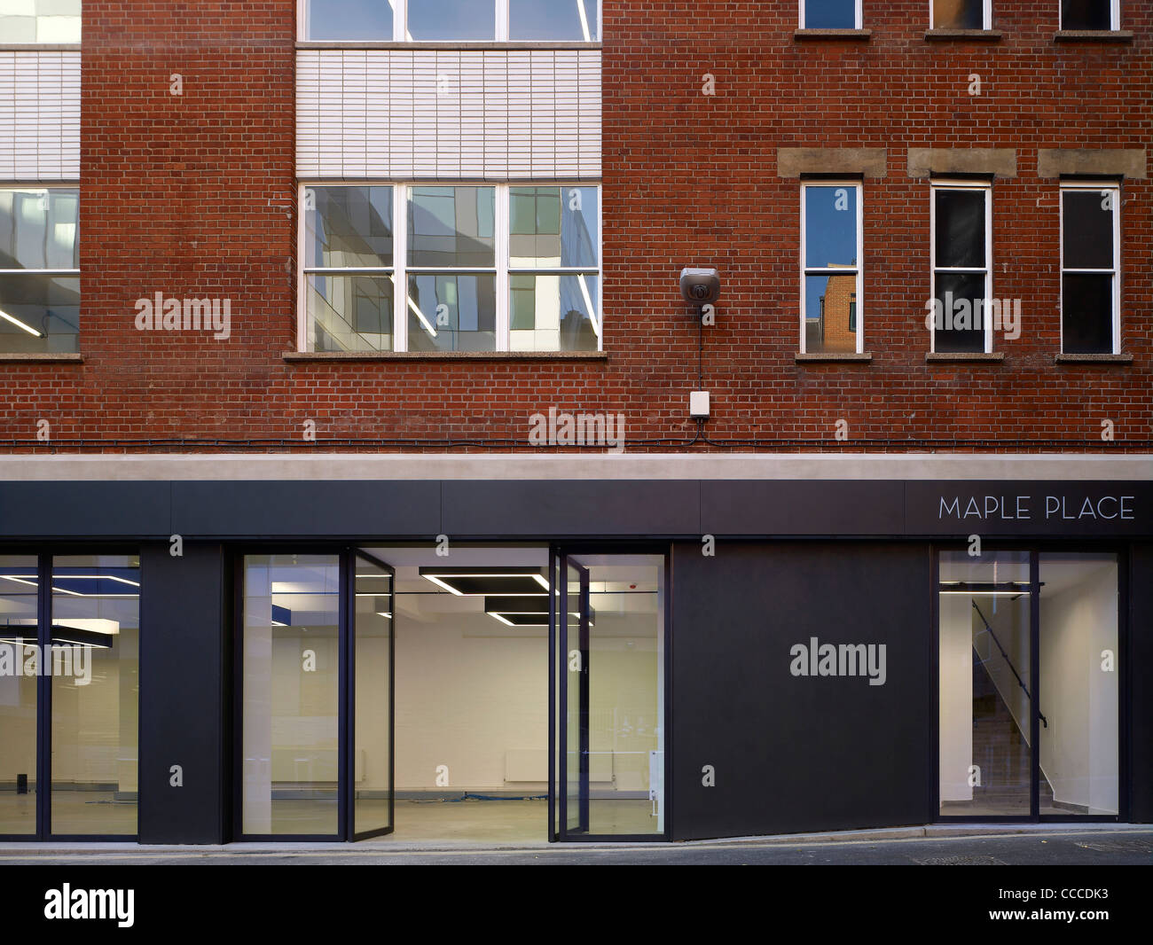 A Project To Refurbish Two Existing Office Buildings, Conjoined Stock ...