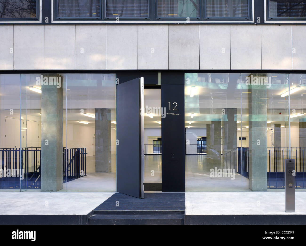 A Project To Refurbish Two Existing Office Buildings, Conjoined Stock ...