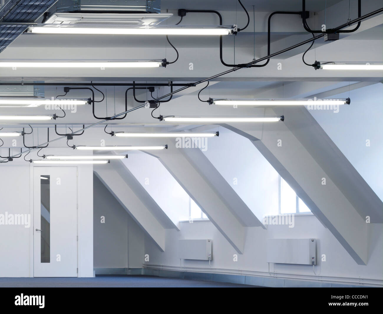 A Project To Refurbish Two Existing Office Buildings, Conjoined Stock ...