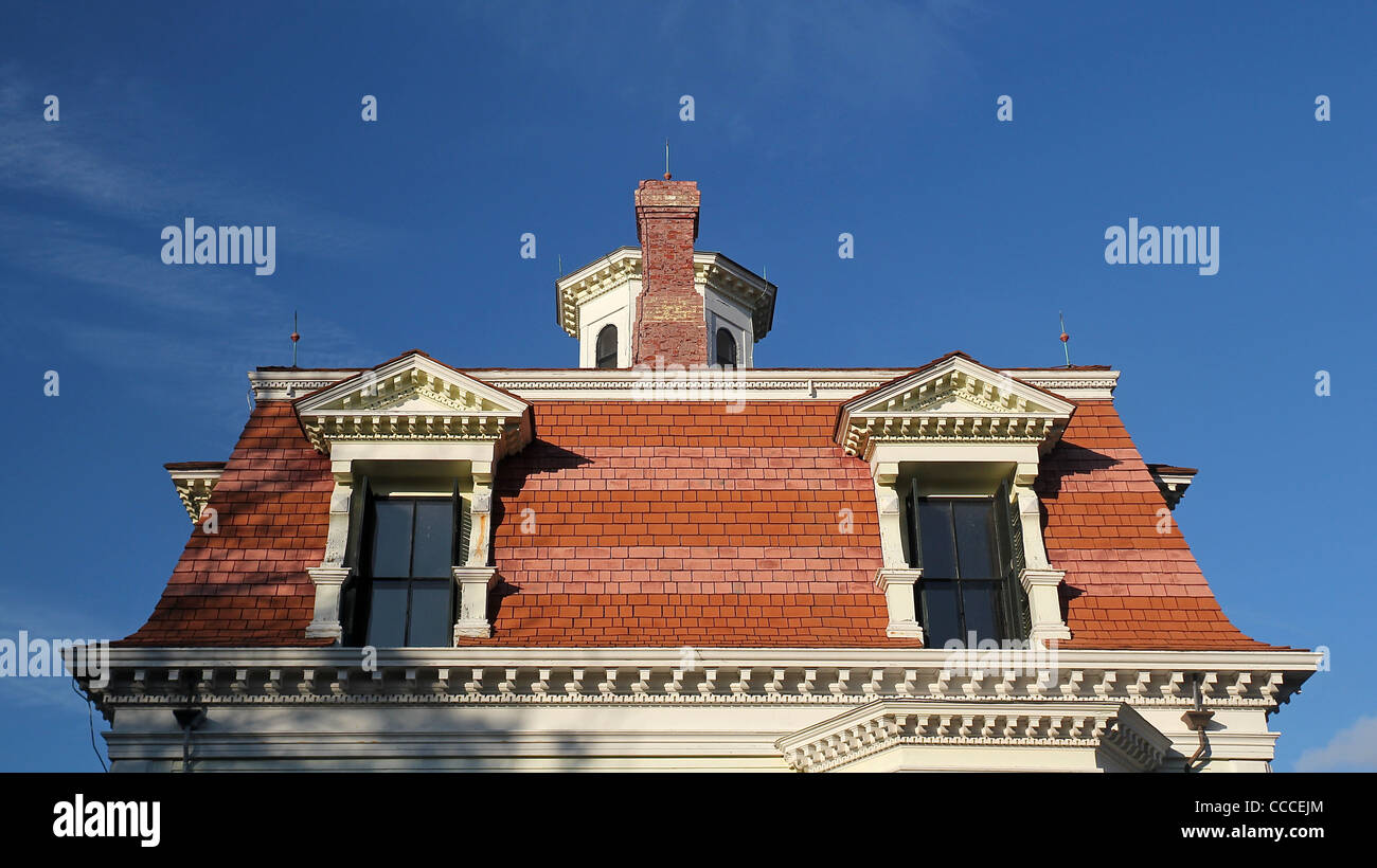 Roof of the Captain Edward Penniman House, Fort Hill, Eastham Stock ...