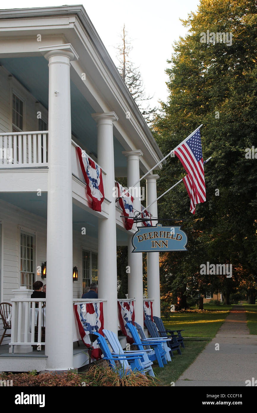 The Deerfield Inn, built in 1884, in Historic Deerfield, a National ...