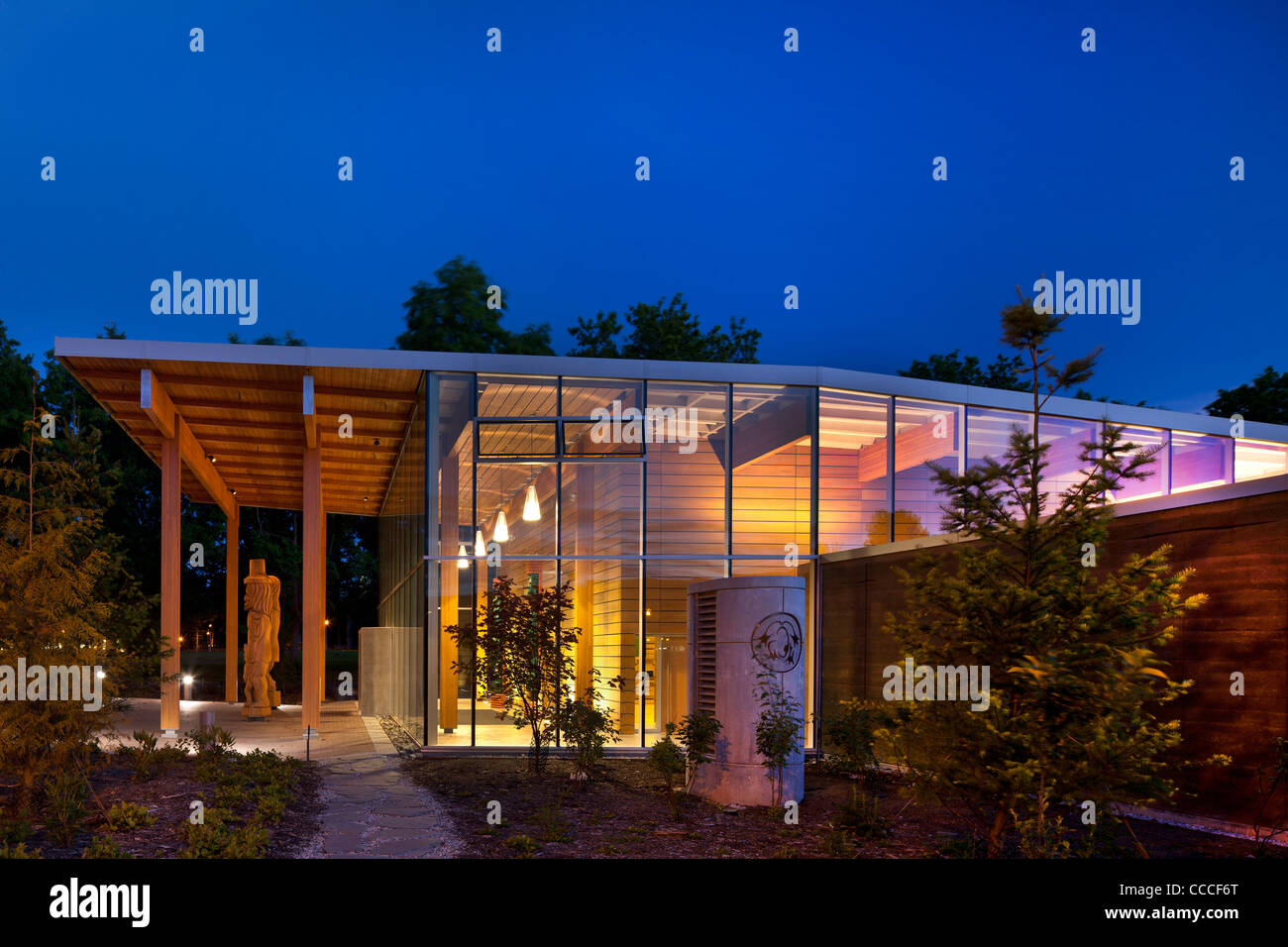 The Design Of The Building Is Inspired By The Coast Salish Longhouse ...