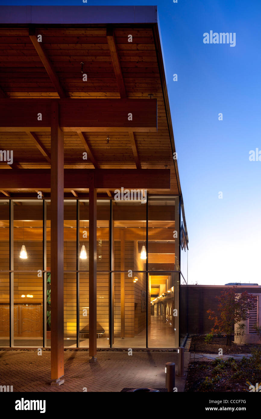 The Design Of The Building Is Inspired By The Coast Salish Longhouse ...